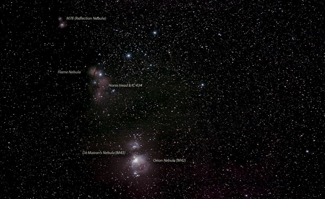 New Years Milky Way and the Orion Axis of Nebula | Nature Photography