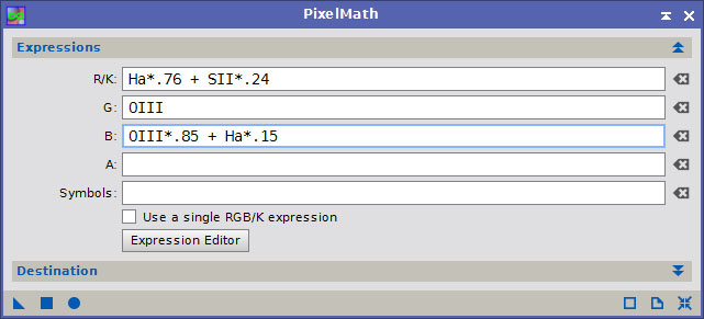 PixInsight Tips: Narrow Band Combinations with PixelMath – HOO | Nature ...